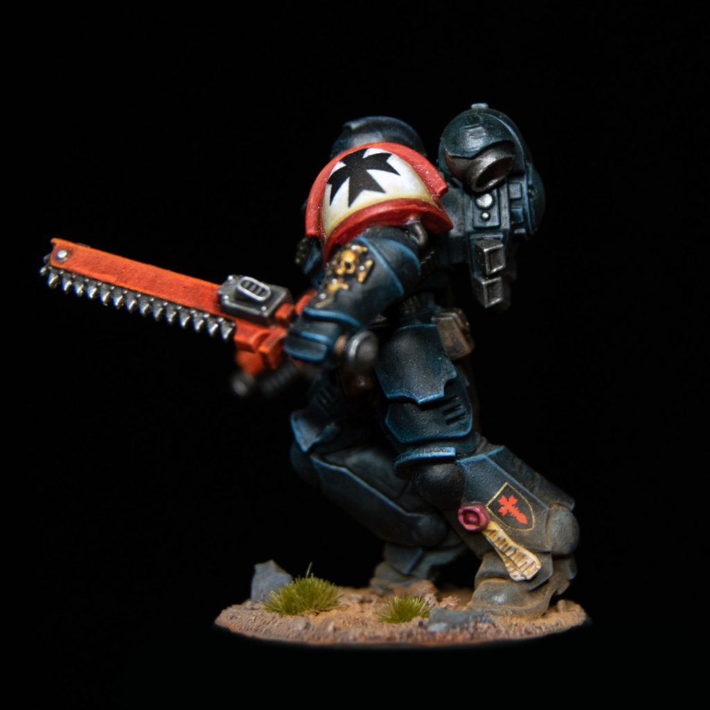 Painted Black Templars Assault Intercessor Miniature - Adeptus Astartes ...